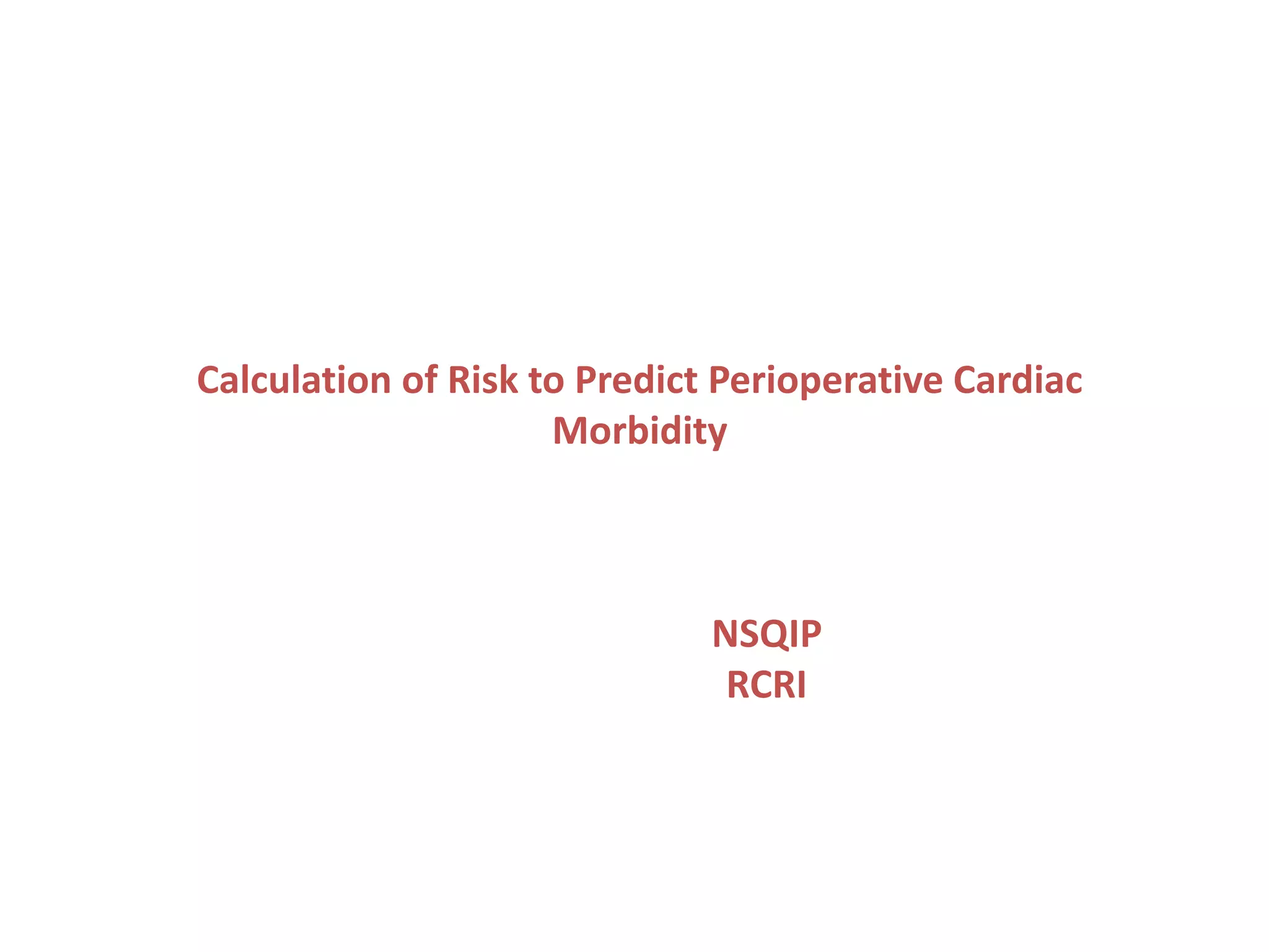 Non cardaic surgery preoperative cardiac evaluation aha esc guideline ...