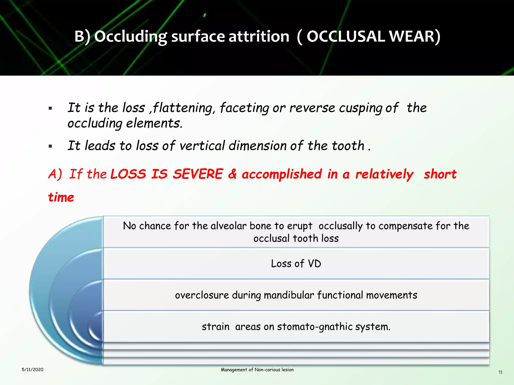 Non carious tooth lesions | PPTX