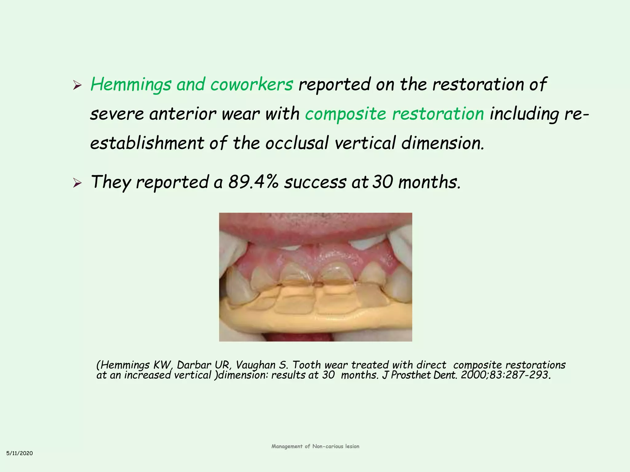 Non carious tooth lesions | PPTX