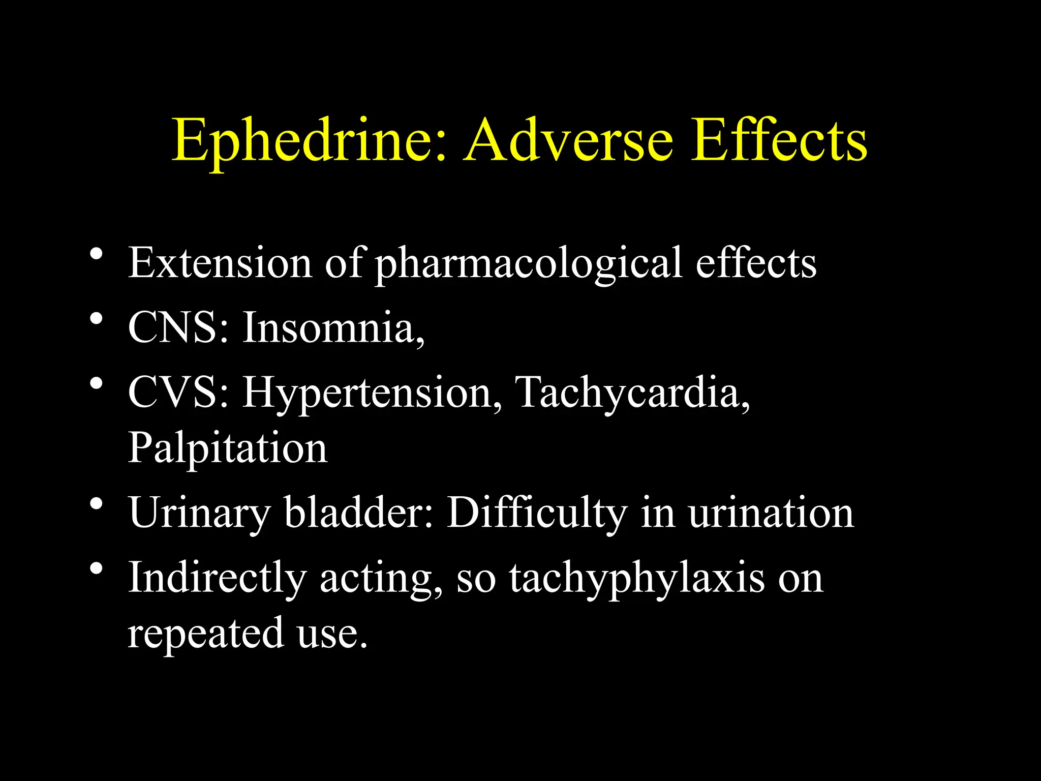 Non Catecholamines. powerpoint presentation | PPTX