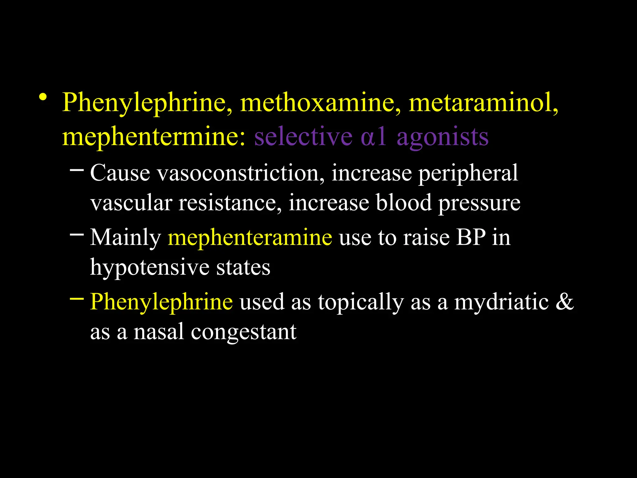 Non Catecholamines. powerpoint presentation | PPTX