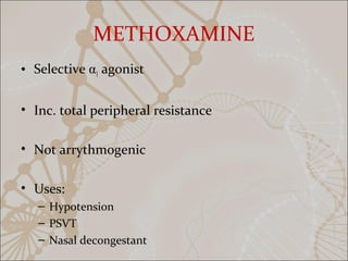 Non catecholamines | PPT