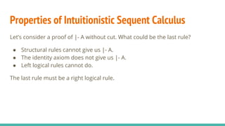Sequent Calculus Natural Deduction. Overview and Translation process. | PPT