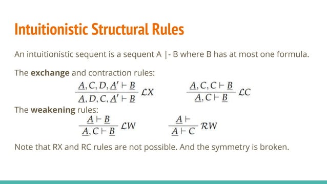 Sequent Calculus Natural Deduction. Overview and Translation process ...