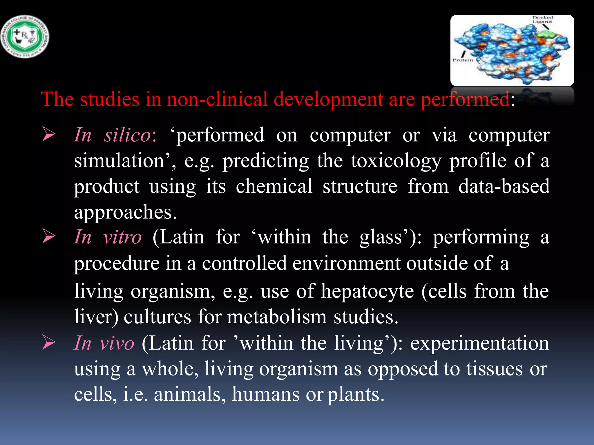Non clinical drug development | PPTX