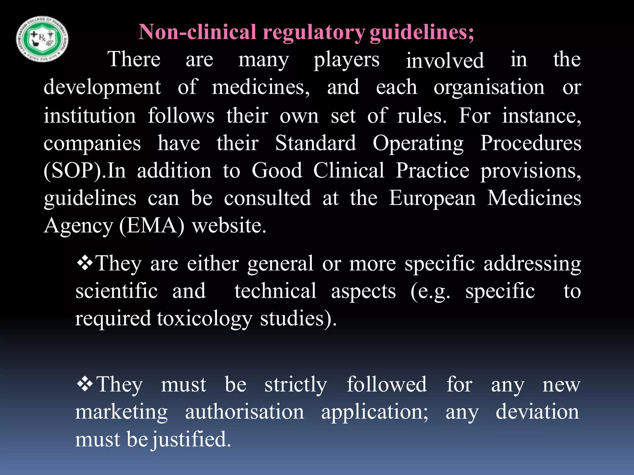 Non clinical drug development | PPTX