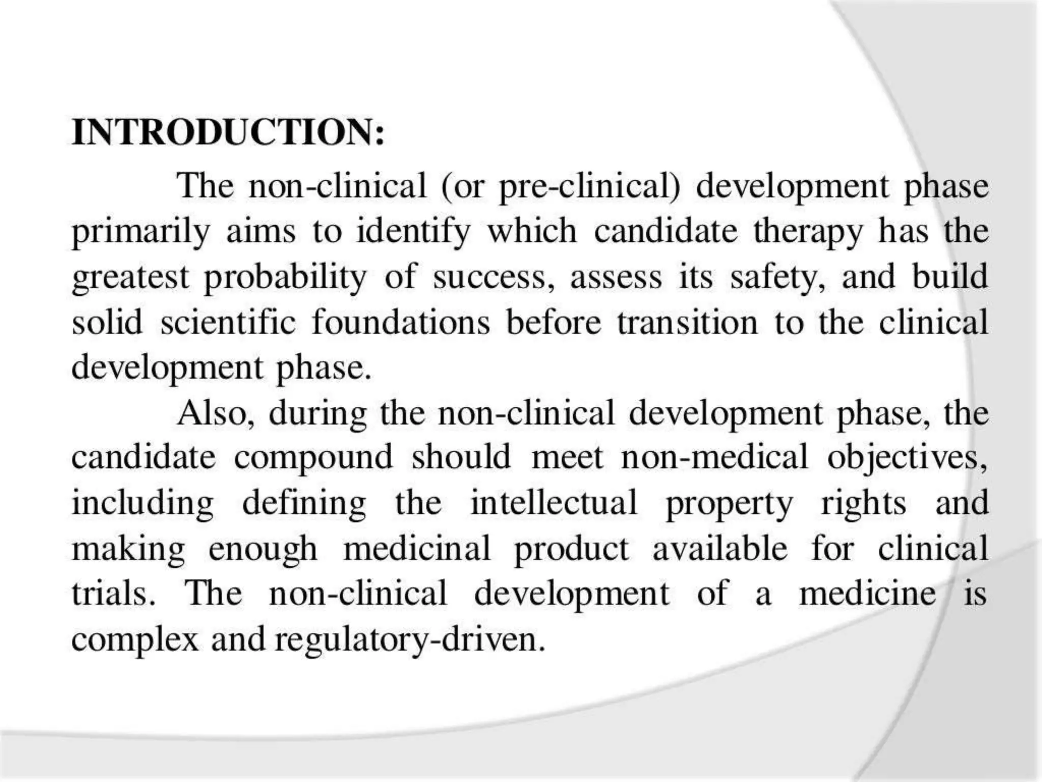 Nonclinical drug development | PPTX