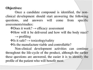 Nonclinical drug development | PPTX