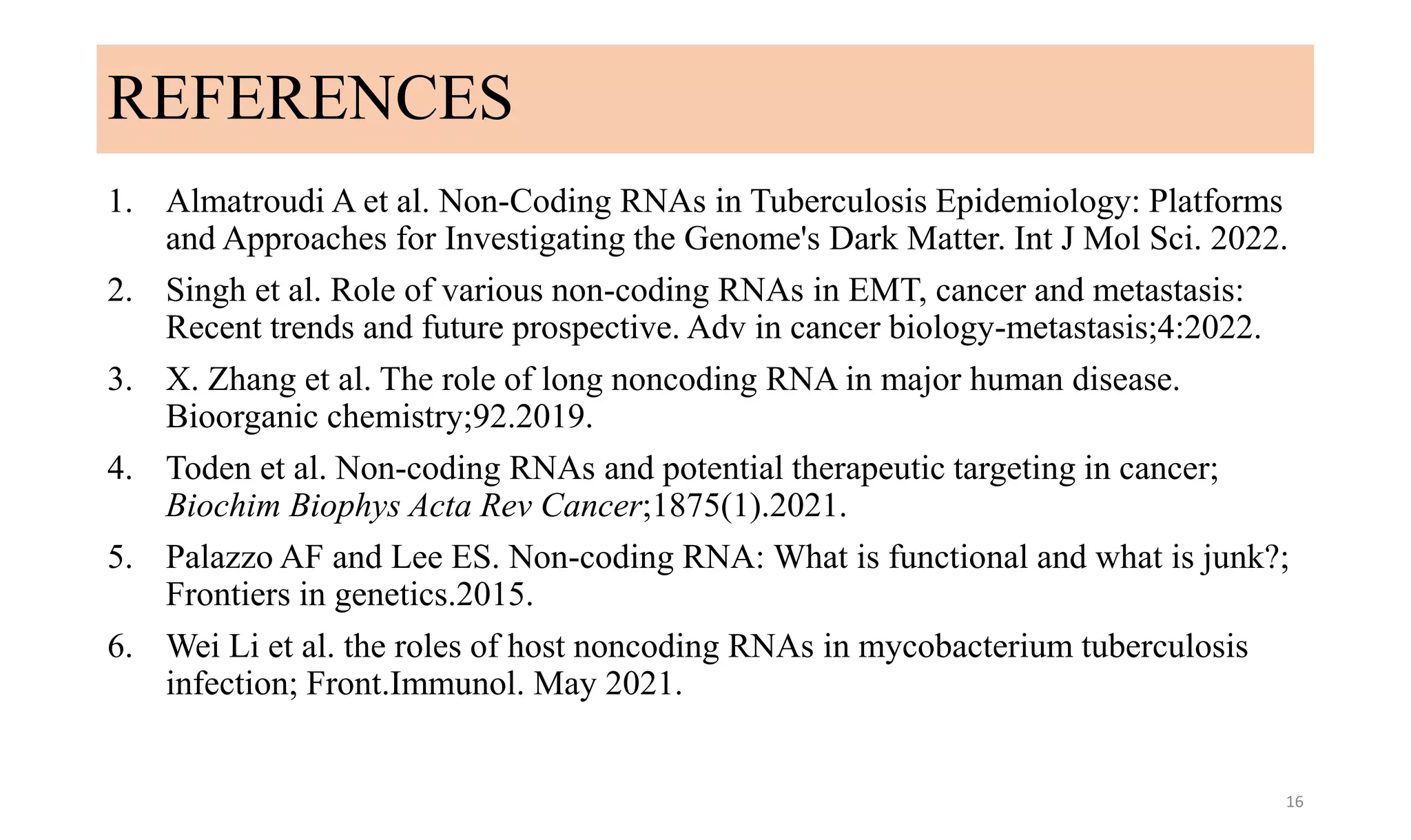 Non coding RNA as targets in drug discovery.pptx