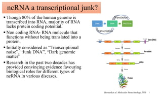 Non coding RNA as targets in drug discovery.pptx