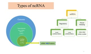 Non coding RNA as targets in drug discovery.pptx