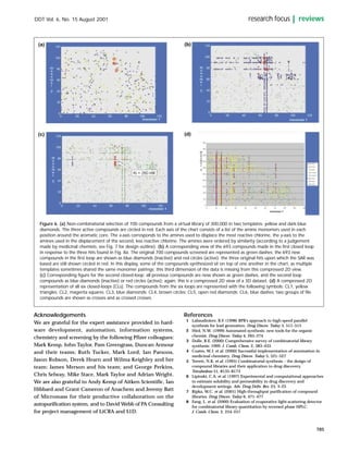 Non combinatorial chemistry | PDF | Chemistry | Science