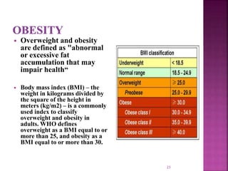 Non communicable diseases | PPTX