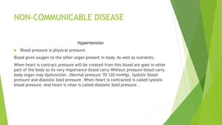 Non communicable diseases | PDF