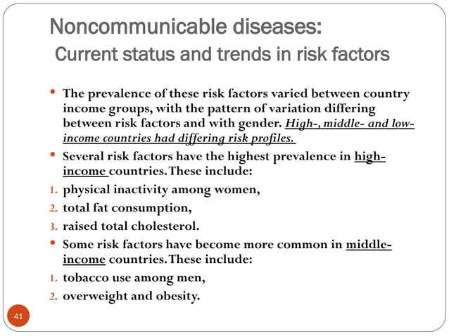 Power point presentation on Non communicable diseases.pptx