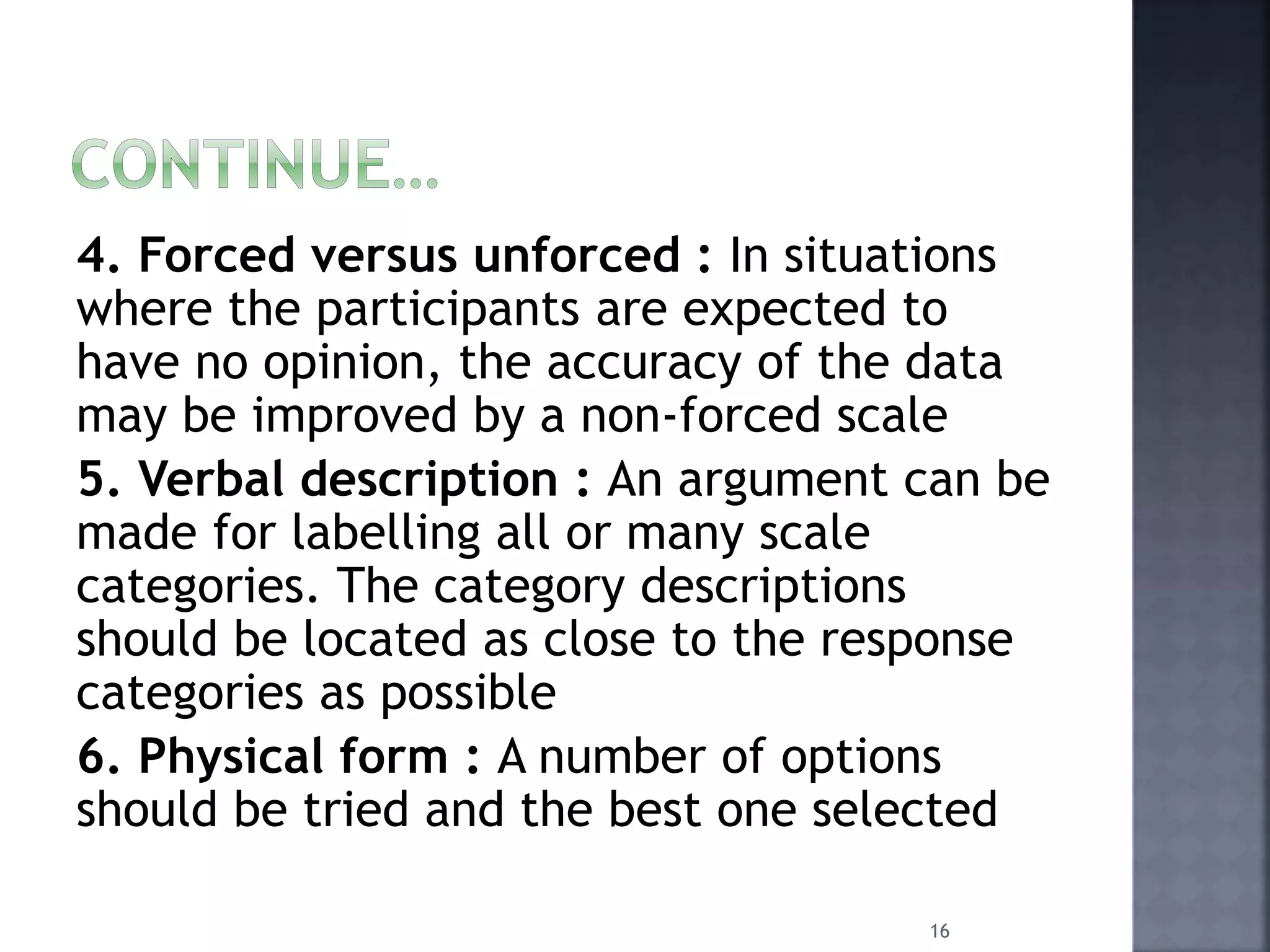 Non comparative scaling technique | PPTX