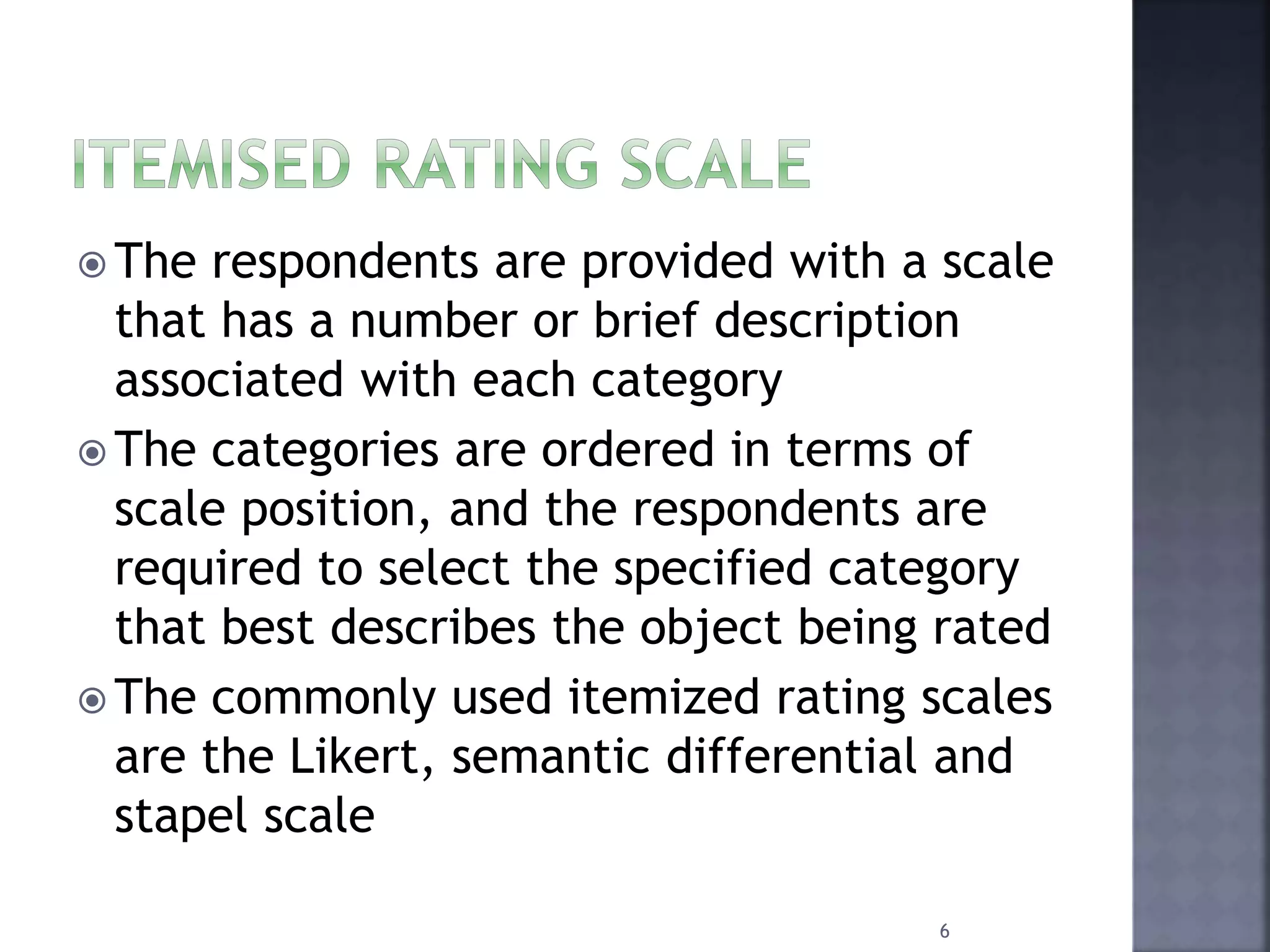 Non comparative scaling technique | PPTX