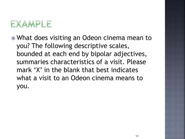 Non comparative scaling technique | PPTX