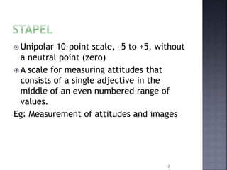 Non comparative scaling technique | PPTX