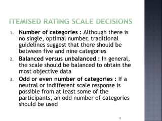 Non comparative scaling technique | PPTX