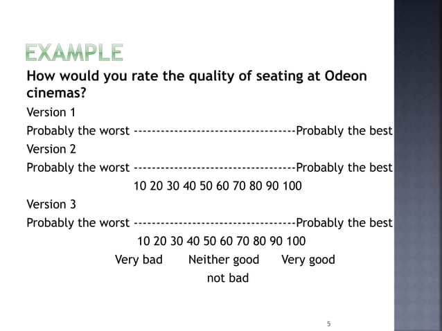 Non comparative scaling technique | PPTX
