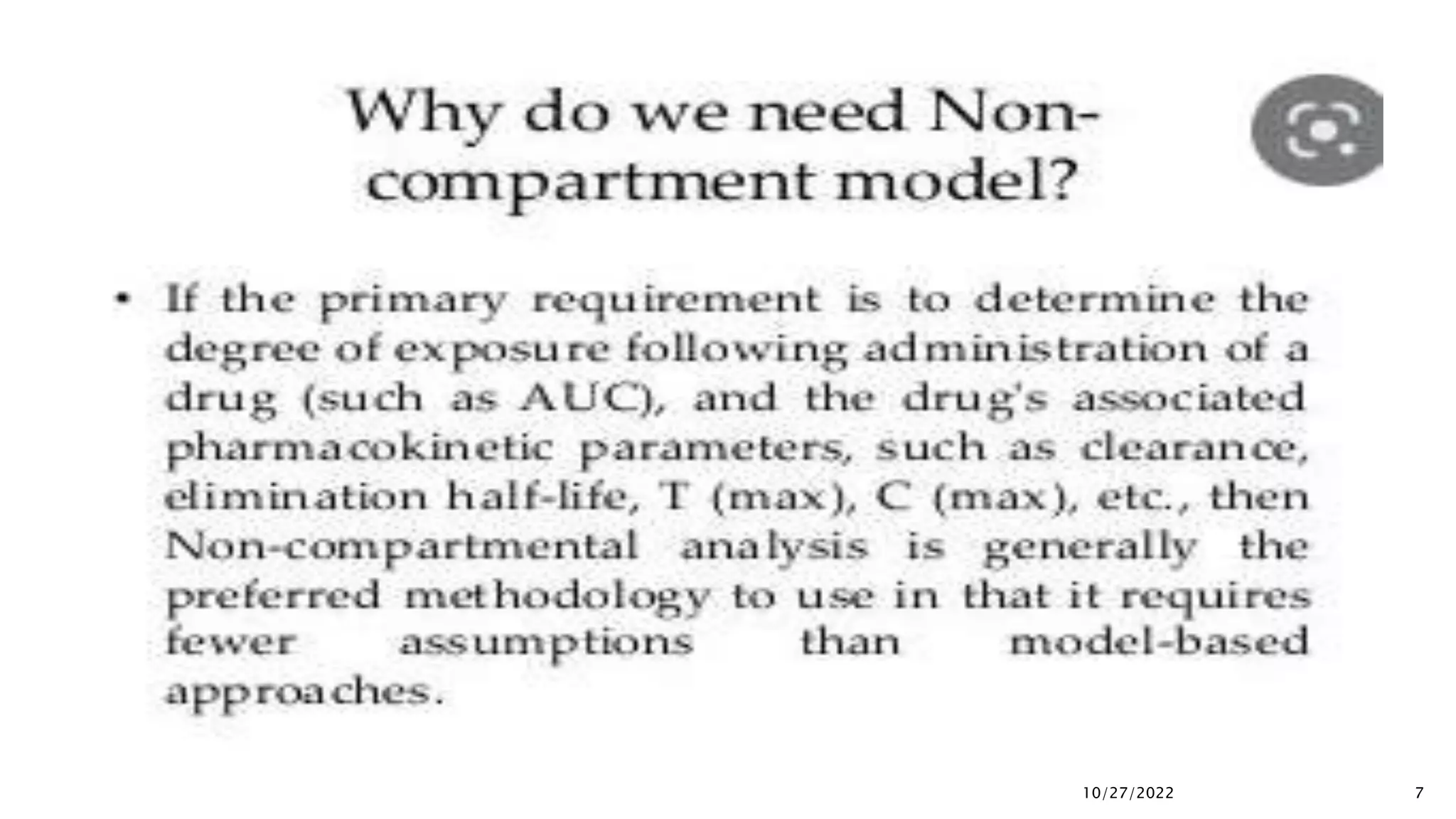 Non compartmental analysis.pptx