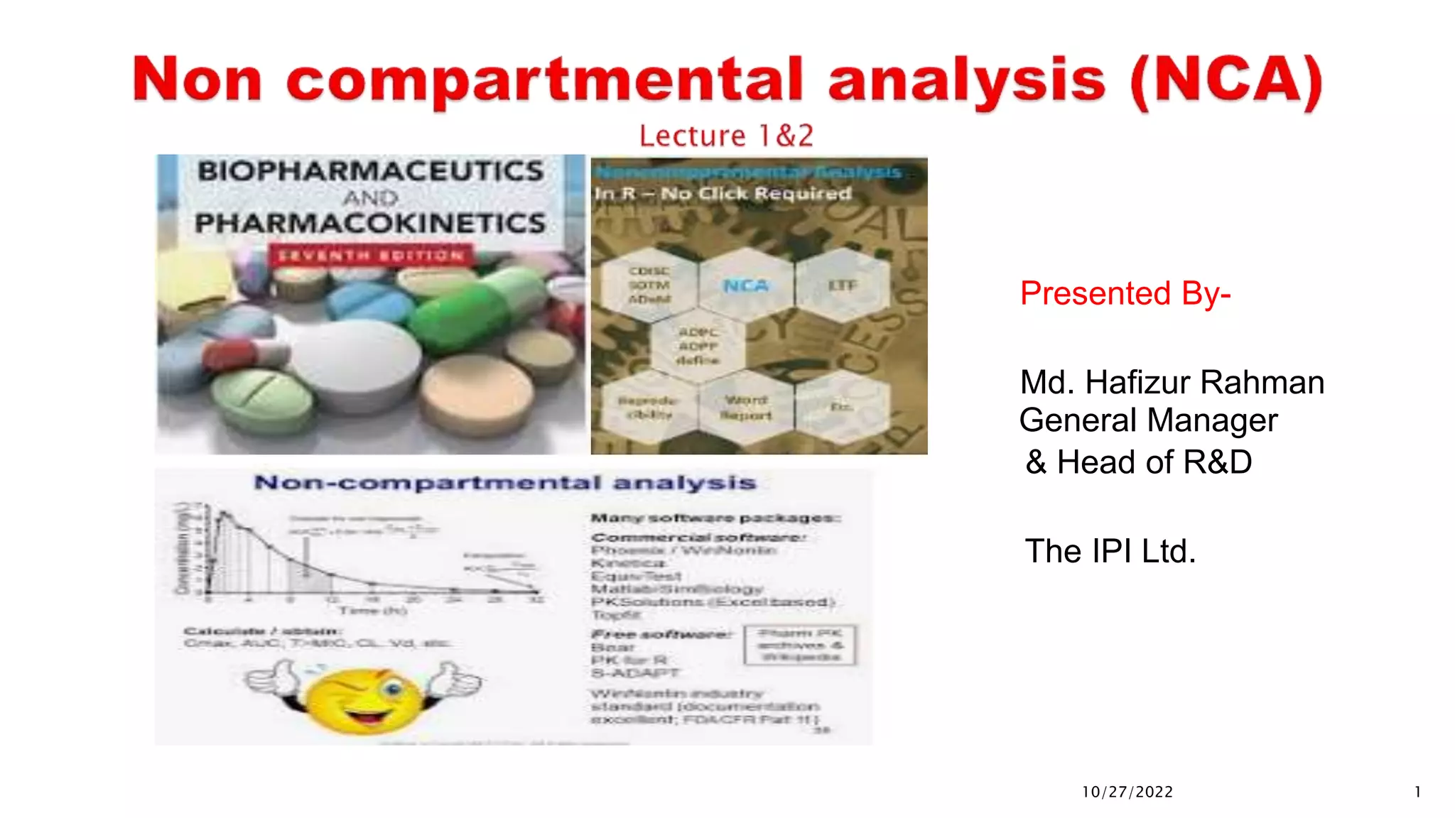 Non compartmental analysis.pptx