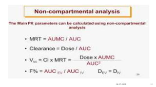 Non compartmental analysis.pptx