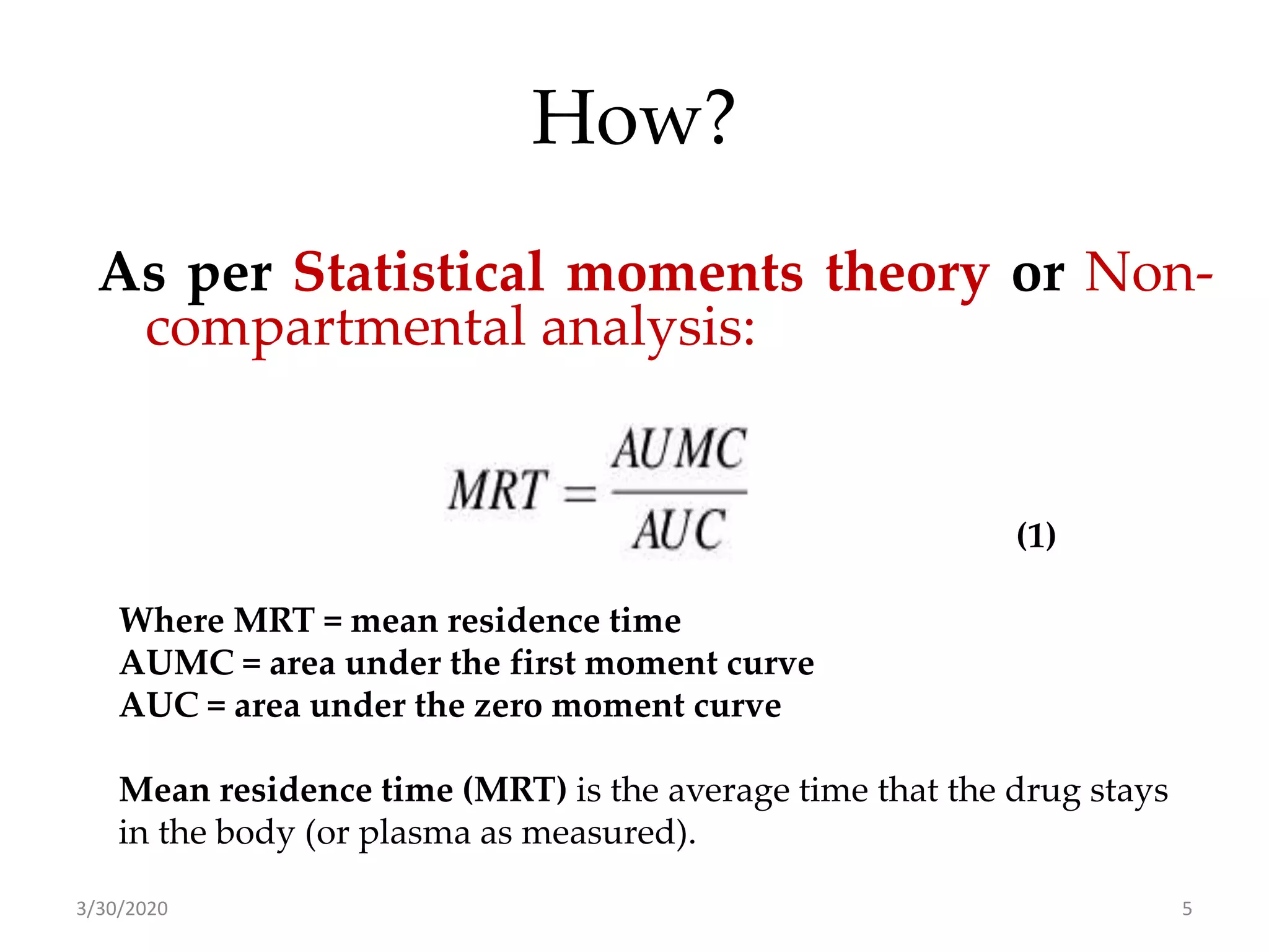 Non compartment model | PPTX