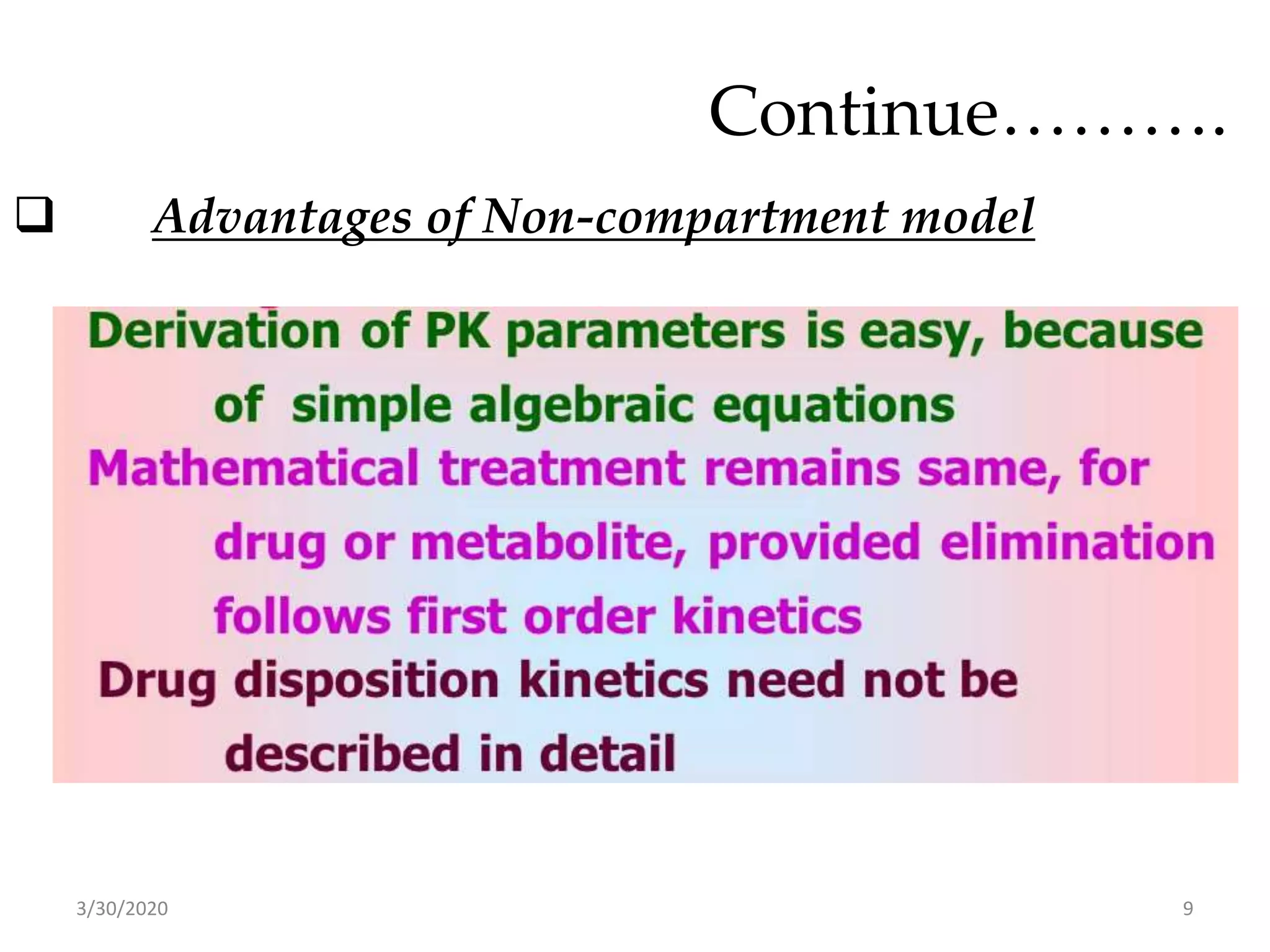 Non compartment model | PPTX