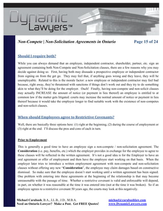 Non compete non solicitation | PDF