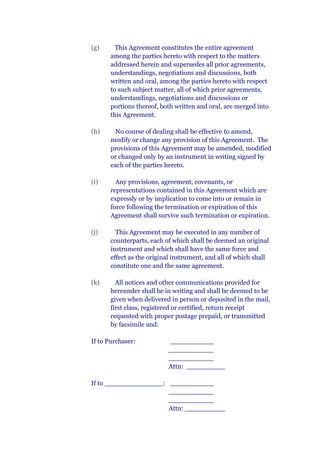 Non competition agreement | PDF