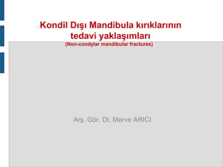 mandibula frakturleri | PPT