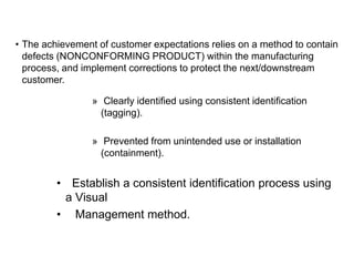 Non confirming products | PPT