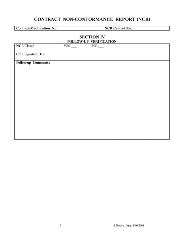 Nonconformance Report.doc