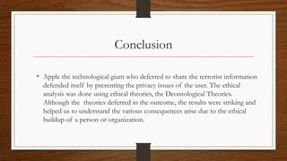 Non consequentialist theories | PPTX