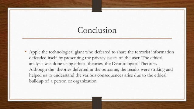 Non consequentialist theories | PPTX | Technology Industry | Industries