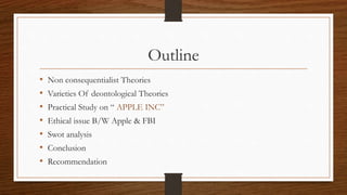 Non consequentialist theories | PPTX