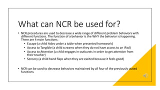 Noncontingent reinforcement | PPTX
