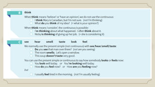 Non continuous verbs and useful grammar.pptx