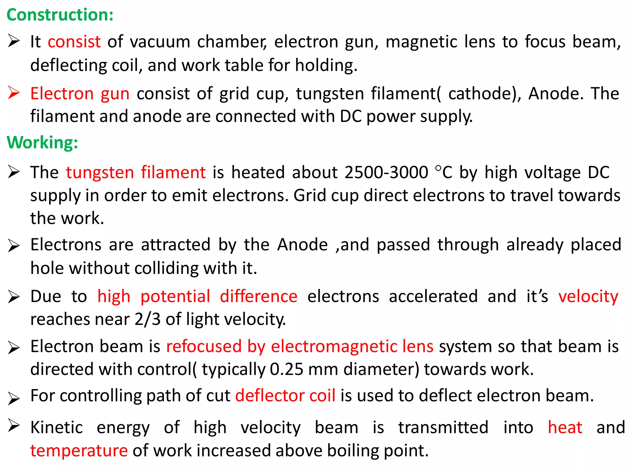 Non conventional machining process | PPTX