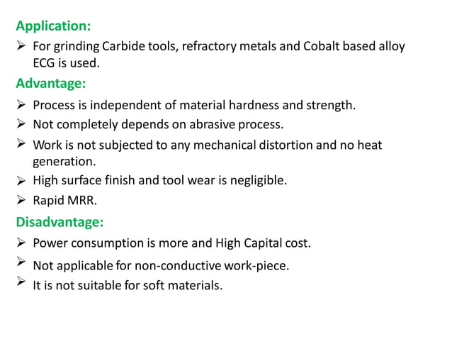 Non conventional machining process | PPTX