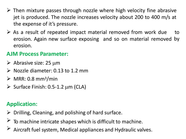 Non conventional machining process | PPTX