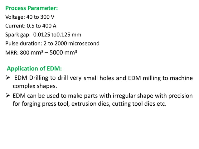 Non conventional machining process | PPTX