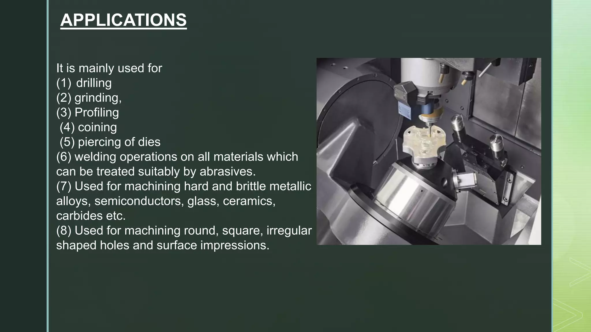 Non conventional Machining processes For B.Tech Mechanical Engineering ...