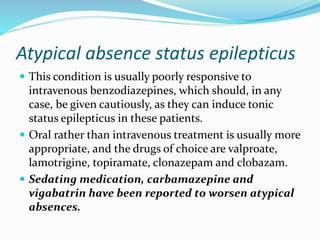Non convulsive status epilepticus clinical features, diagnosis | PPTX