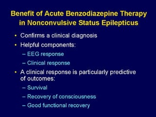 Non convulsive status epilepticus clinical features, diagnosis | PPTX