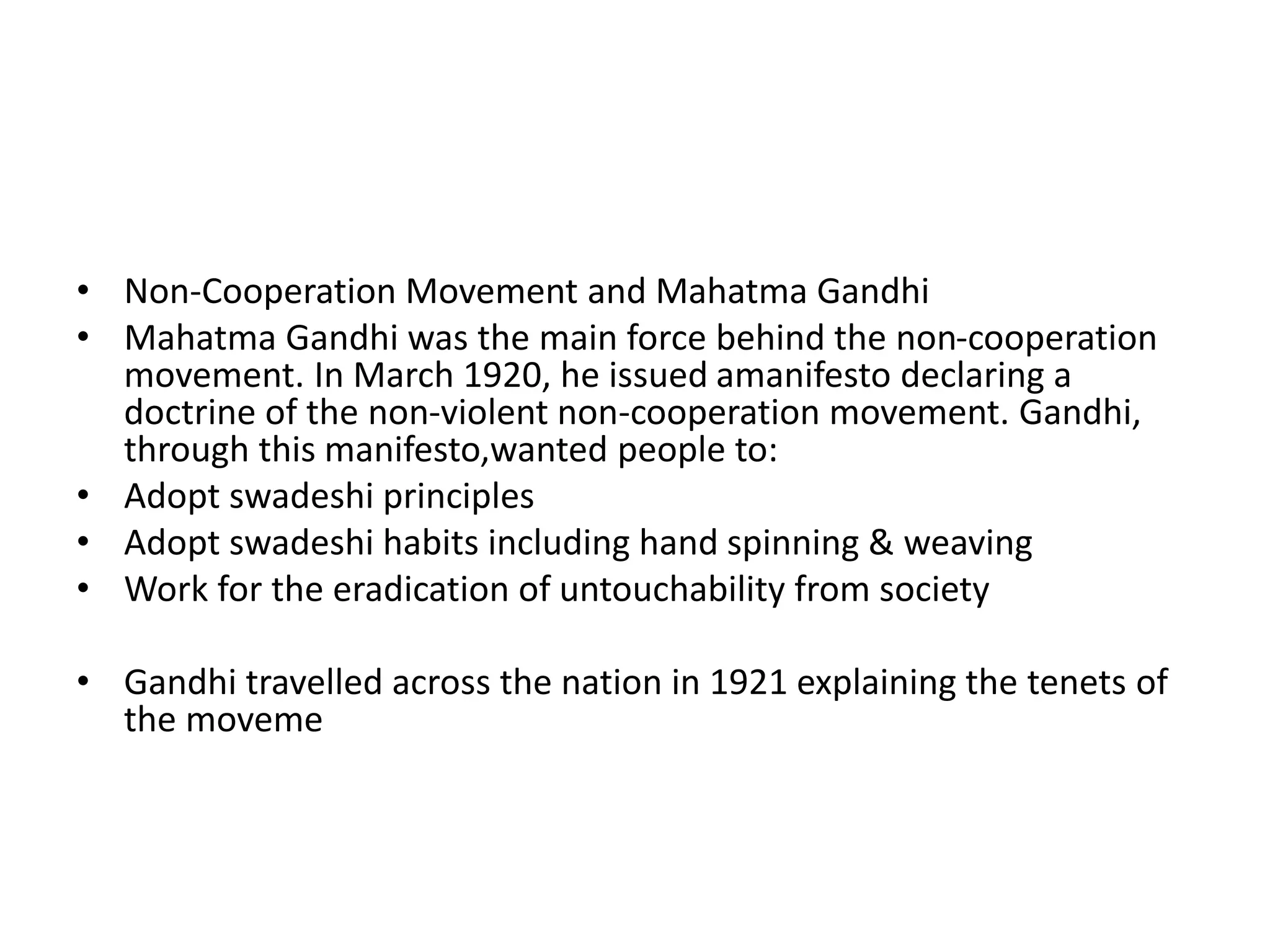 NonCooperation Movement.pptx