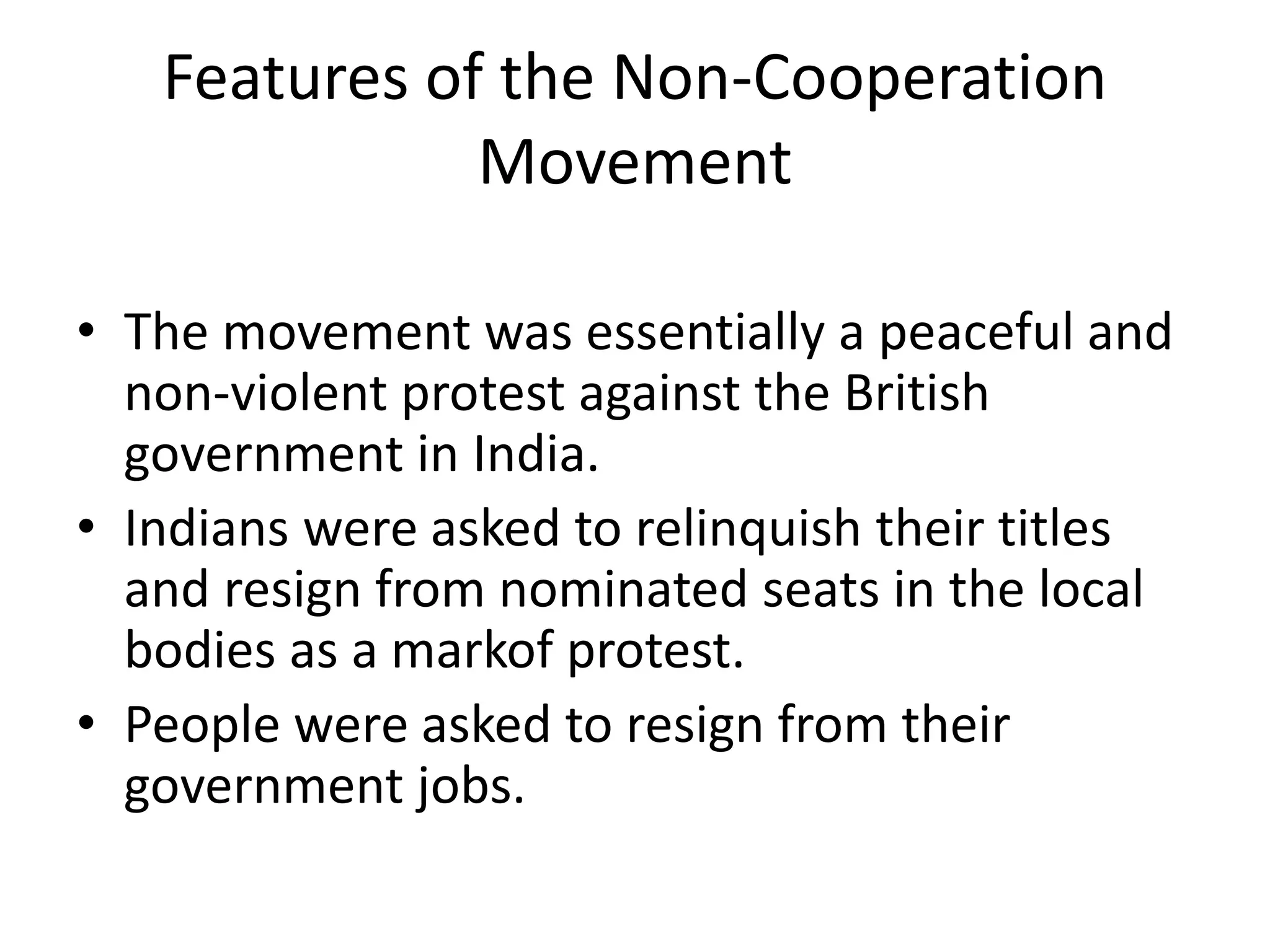 NonCooperation Movement.pptx