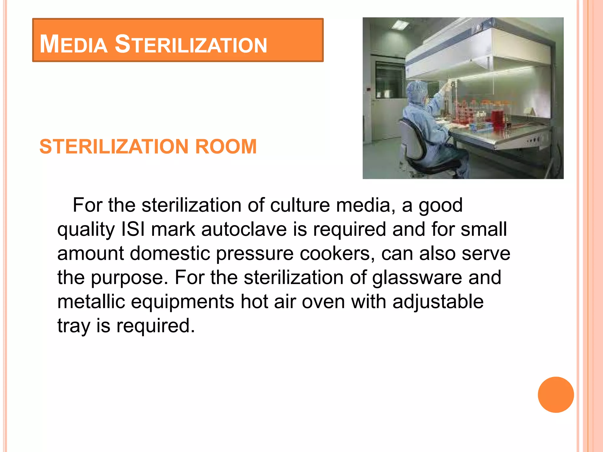 Preparation of plant tissue culture media,types and Sterilization | PPTX